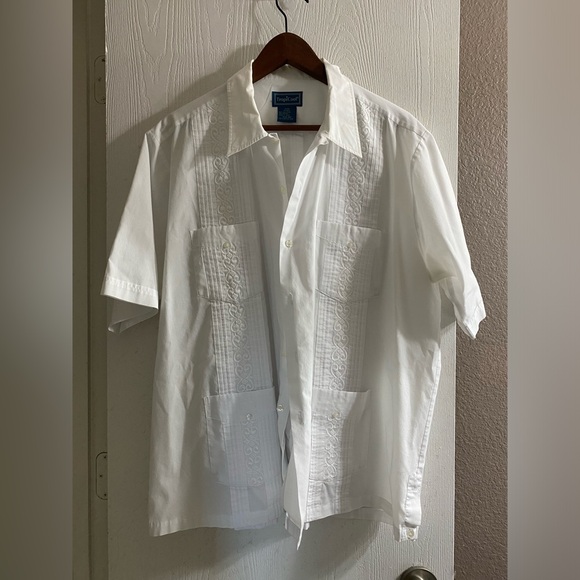 tropicool | Shirts | Vintage Tropicool White Mexican Cuban Wedding ...